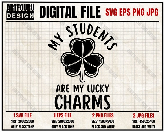 My Students Are My Lucky Charms Svg Teacher Shirt St | Etsy