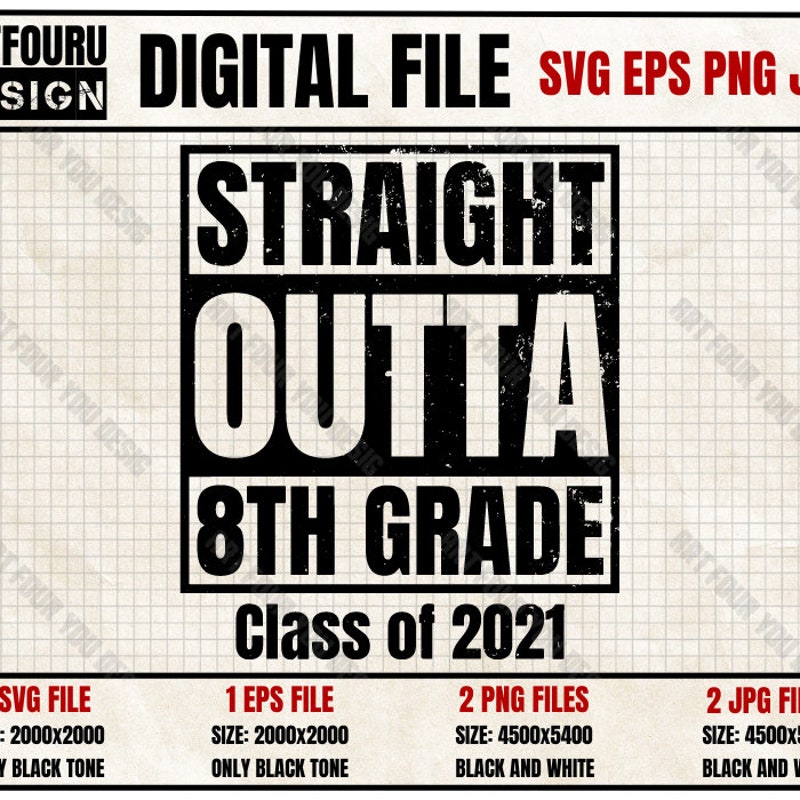 8th Grade Graduation 2021 - Etsy