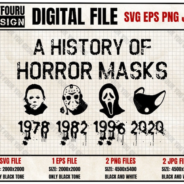 Ghostface Mask Png - Etsy