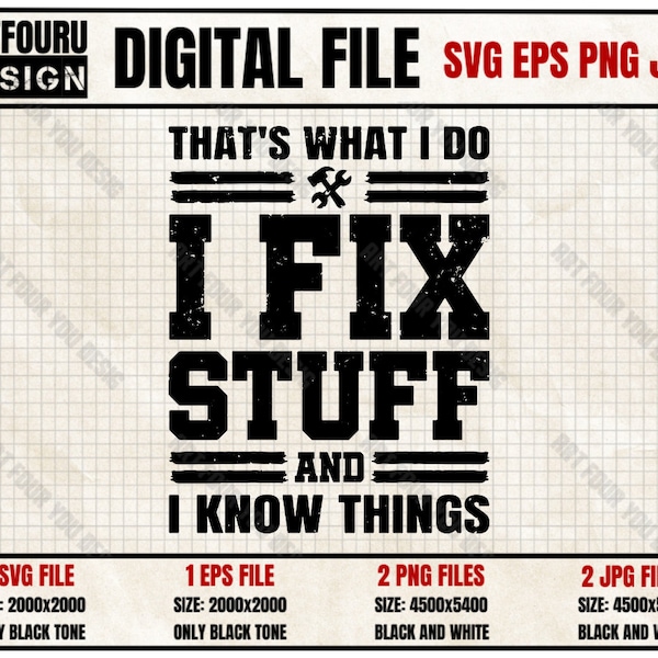 I Fix Stuff Shirt - Etsy