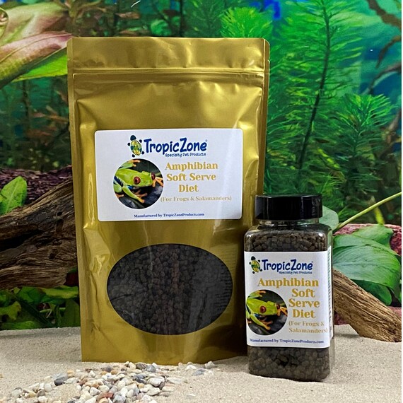 Tropiczone Amphibian Softserve Diet Amphibian Food Frog | Etsy