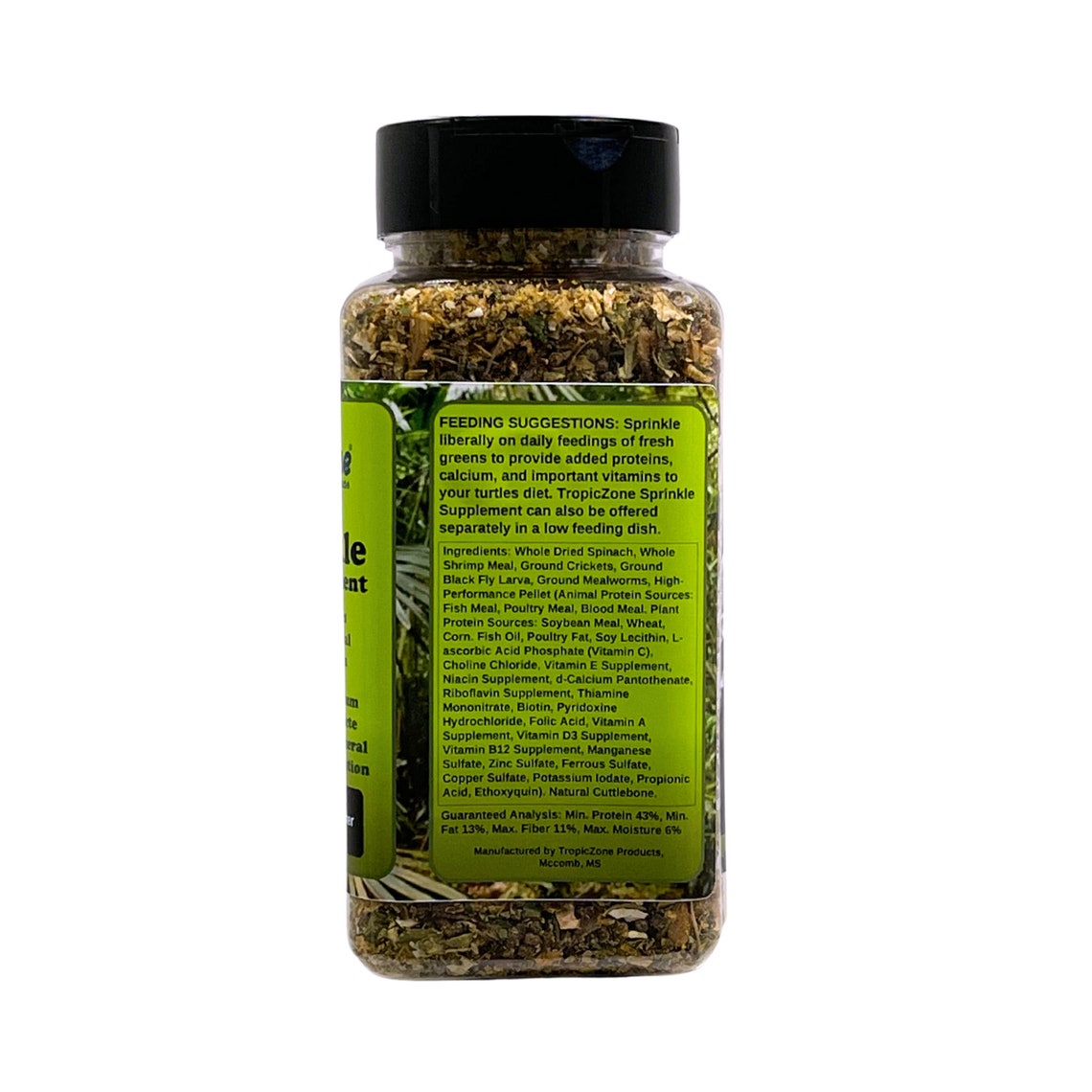 Tropiczone Box Turtle Sprinkle Supplement: Protein, Calcium & Vitamins ...