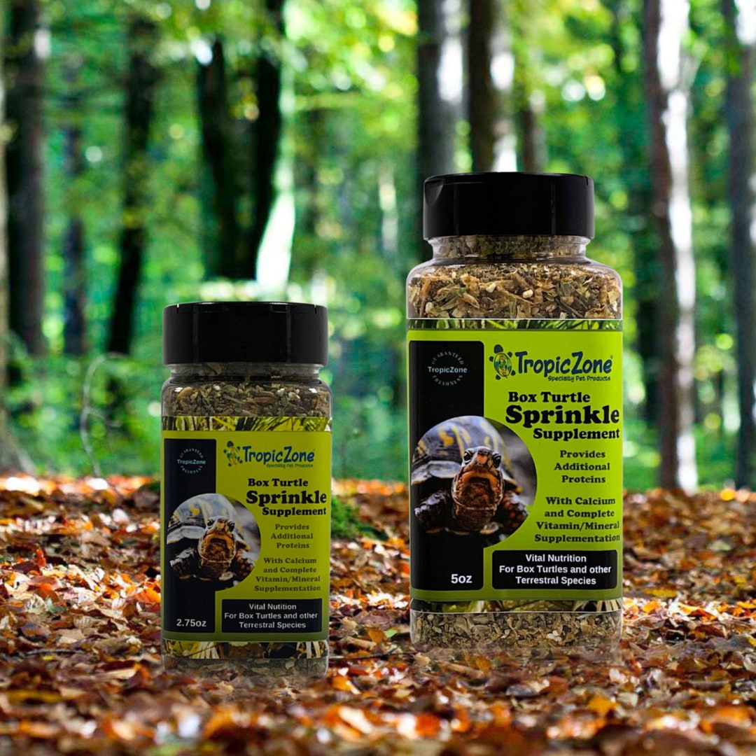 Tropiczone Box Turtle Sprinkle Supplement: Protein, Calcium & Vitamins ...