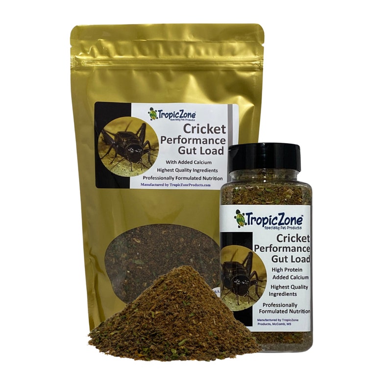 Tropiczone Cricket Performance Gut Load, Cricket Food, Roach Food ...
