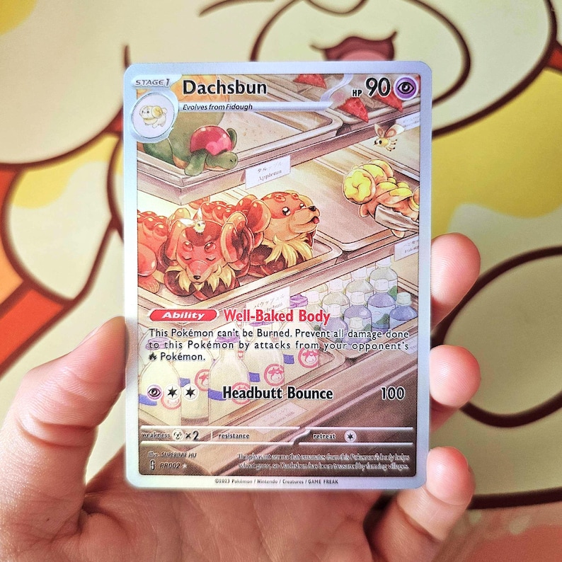 Custom Dachsbun Card - Etsy