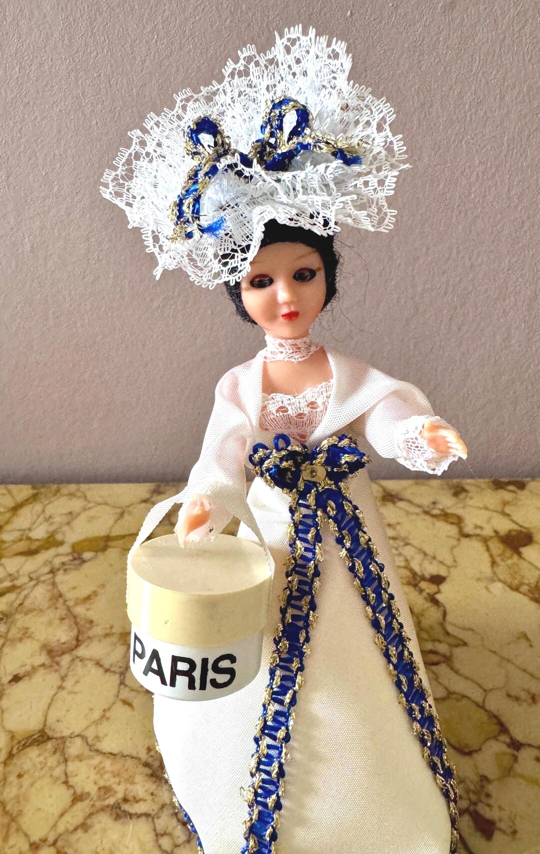 Vintage French Fashion Doll: Belle Époque Parisian Figurine - Etsy