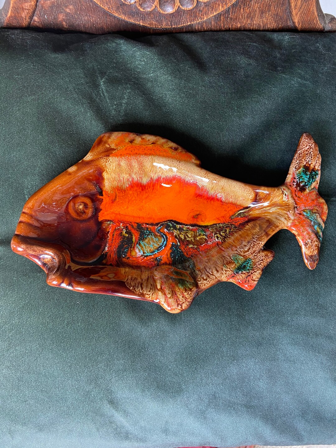 Mid Century Ceramic Fish Shaped Dish by VALLAURIS. Authentic - Etsy