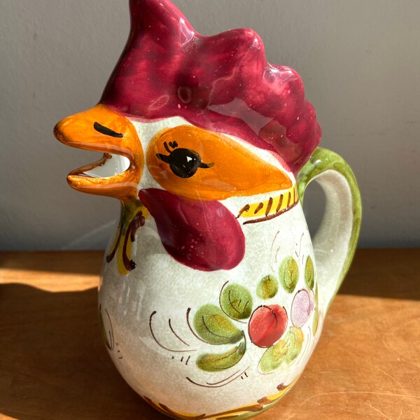 Red Ceramic Pitcher - Etsy