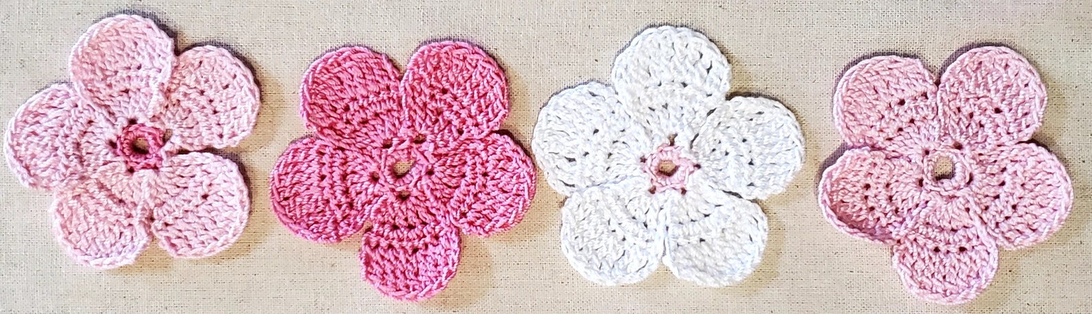 Cherry Blossom Crochet Pattern - Sakura Style Applique (PDF Download ...