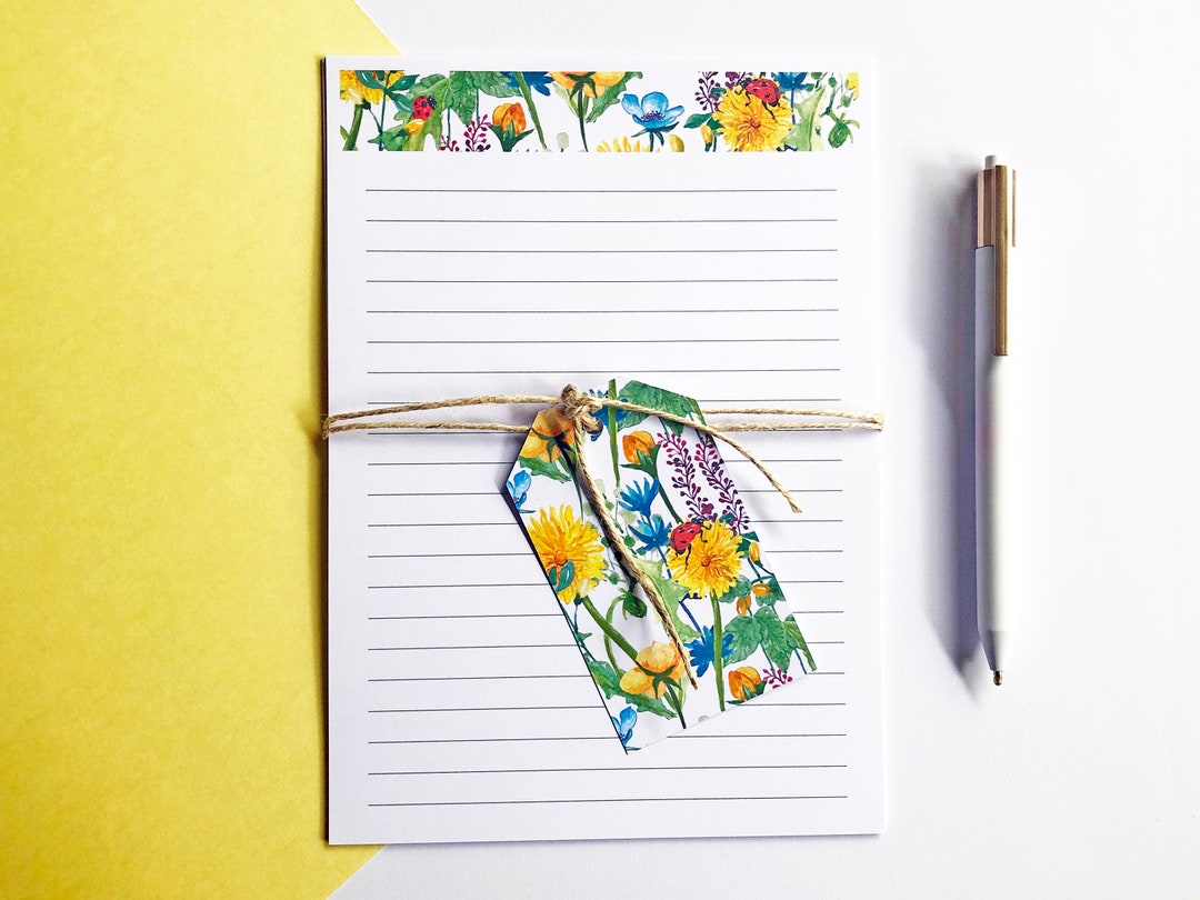 A5 Writing Paper, Lined Writing Paper Set, Stationery Set, Pen Pal ...