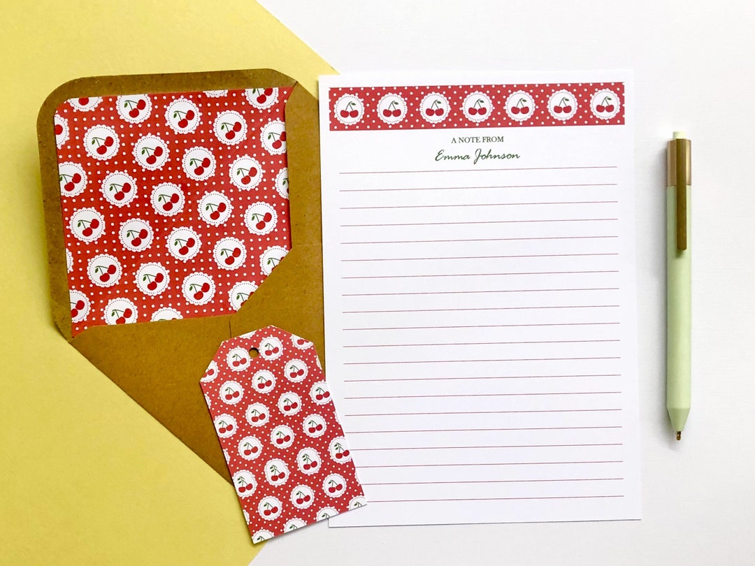 Personalised Writing Paper Set Writing Papers & Kraft - Etsy