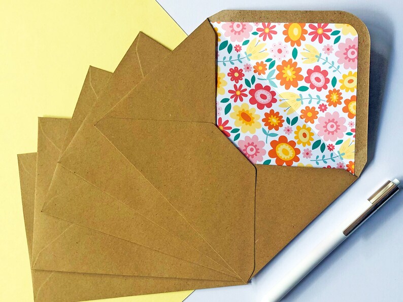 Personalised Writing Paper Set, Writing Papers & Kraft Envelopes With ...
