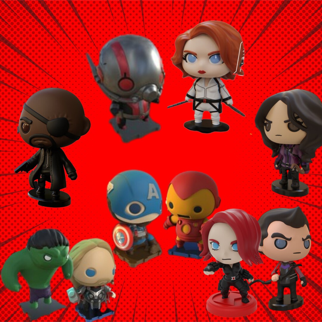 PLAKIT Marvel Characters - Etsy