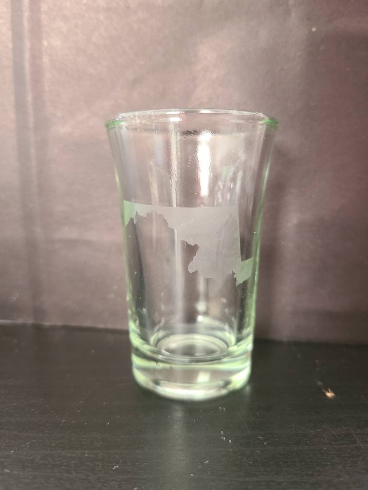 State Shot Glass - Etched or Vinyl - All States Available - New Jersey ...