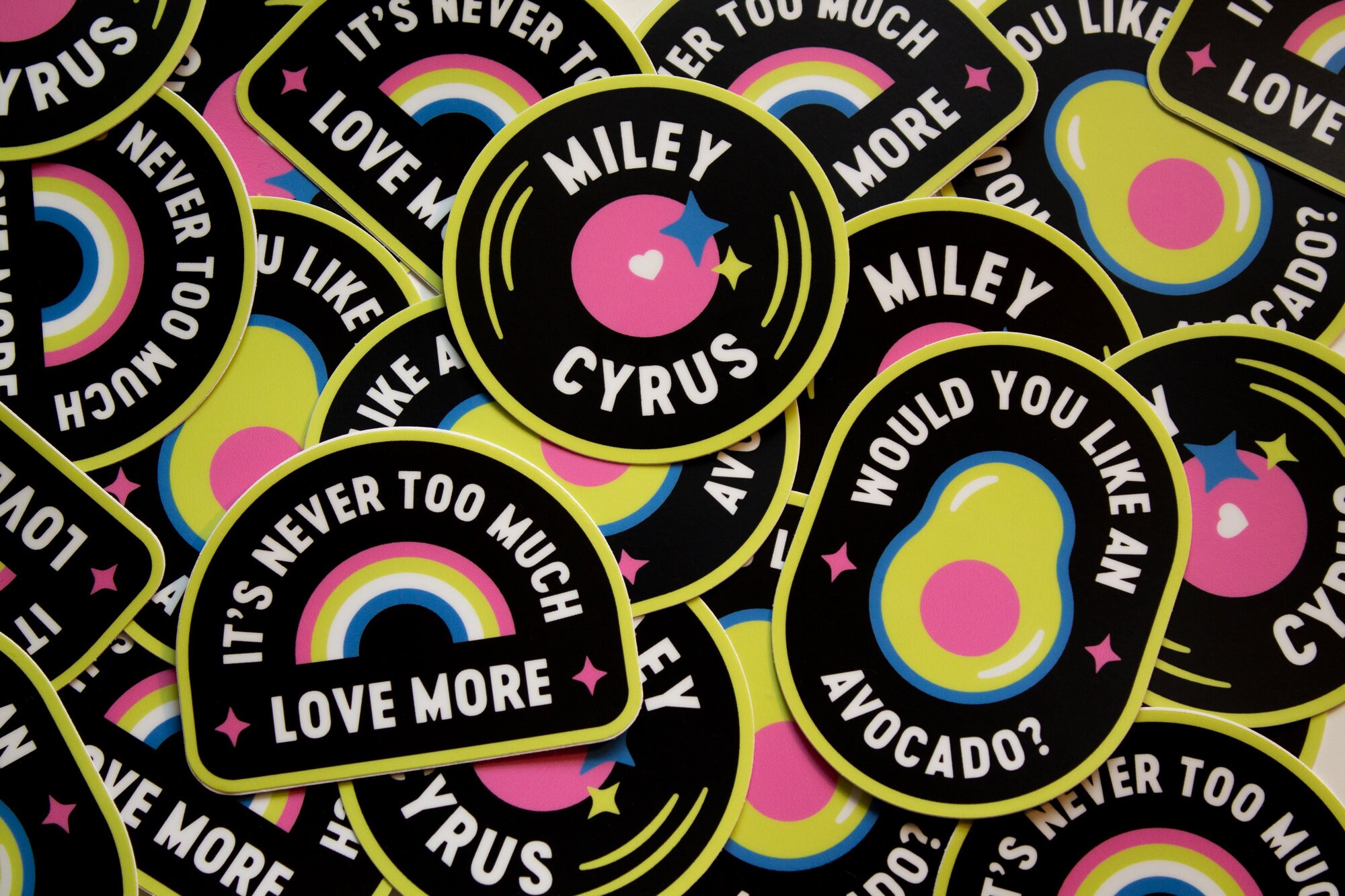 Miley Cyrus Sticker Pack Fan Sticker Hannah Montana - Etsy