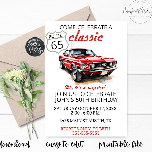 Classic Invitation - Etsy