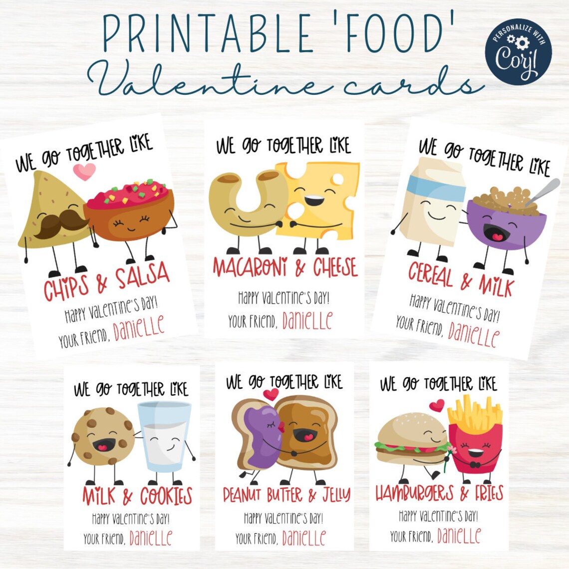 We Go Together Like Valentine Cards,valentines,adult Valentine Cards ...