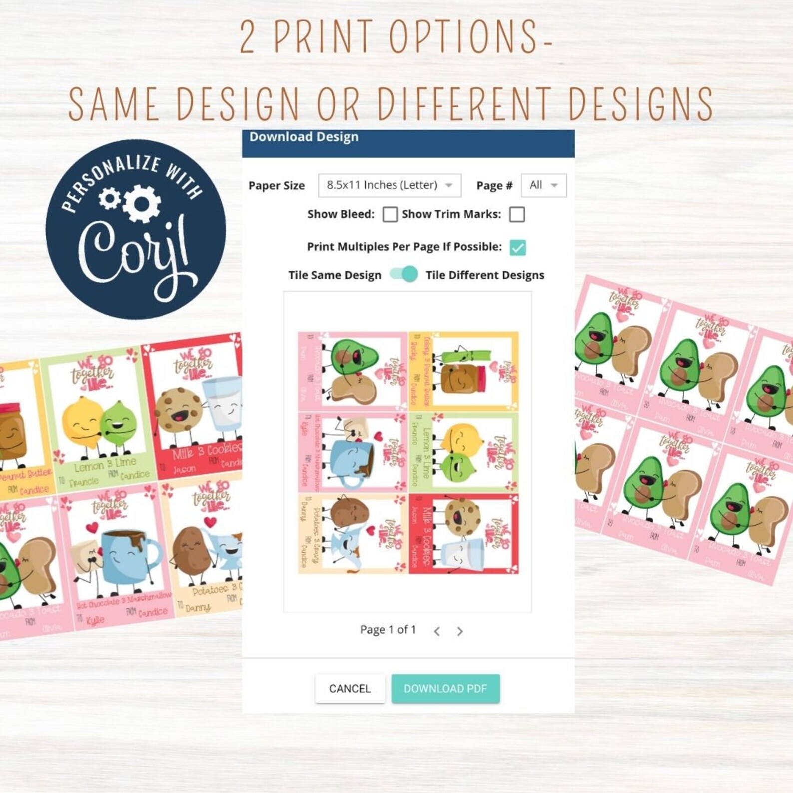 Editable We Go Together Valentine Cards,valentines,adult Valentines ...