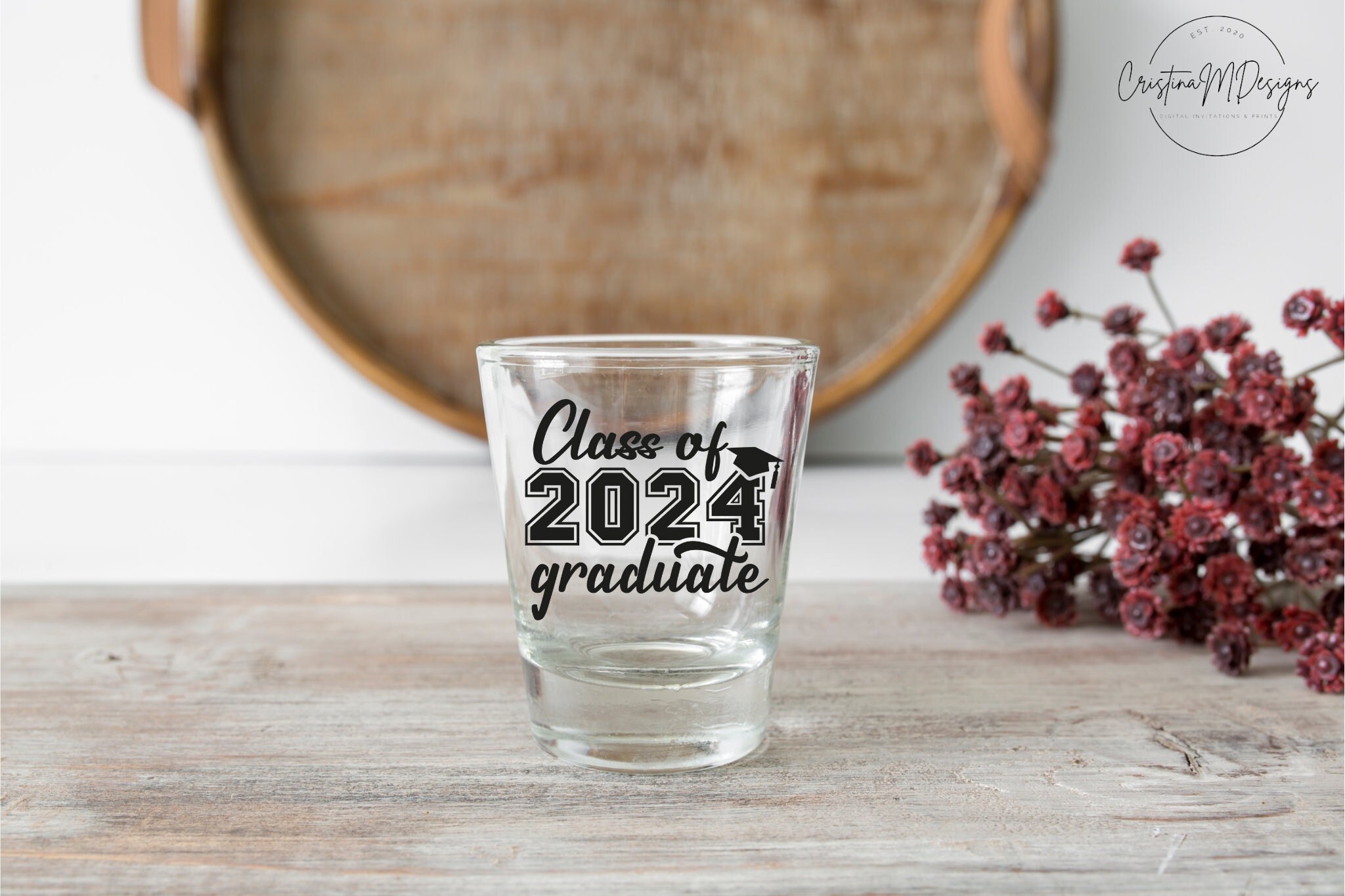 Class of 2024 Gift,graduation Shot Glass,graduation Gift, 2024 ...