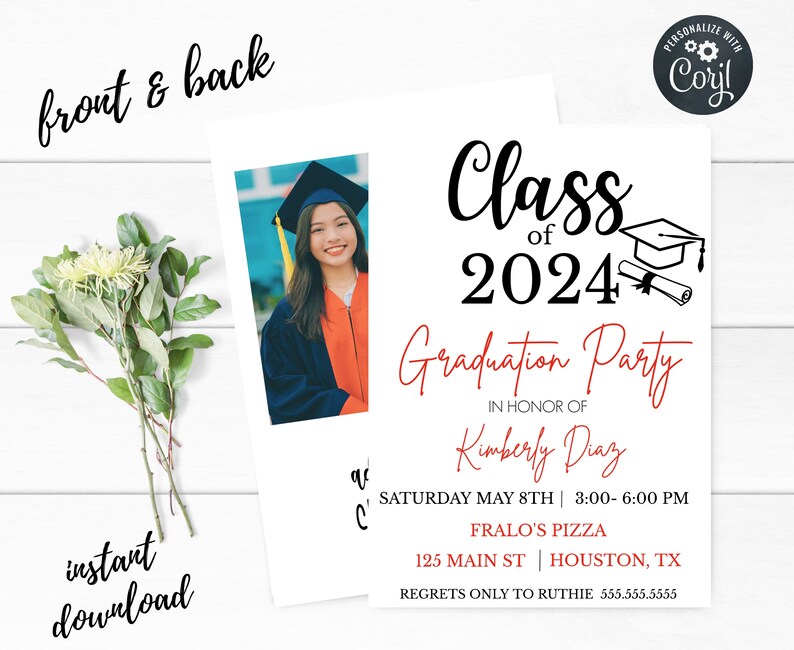 Editable Remember Whencardssign,favorite Memory,graduation,college,high ...