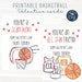 Editable Basketball Valentine Cards,basketball Valentines,kids ...