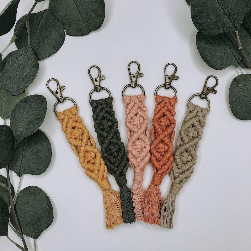 Macrame Keychain Pattern - Etsy