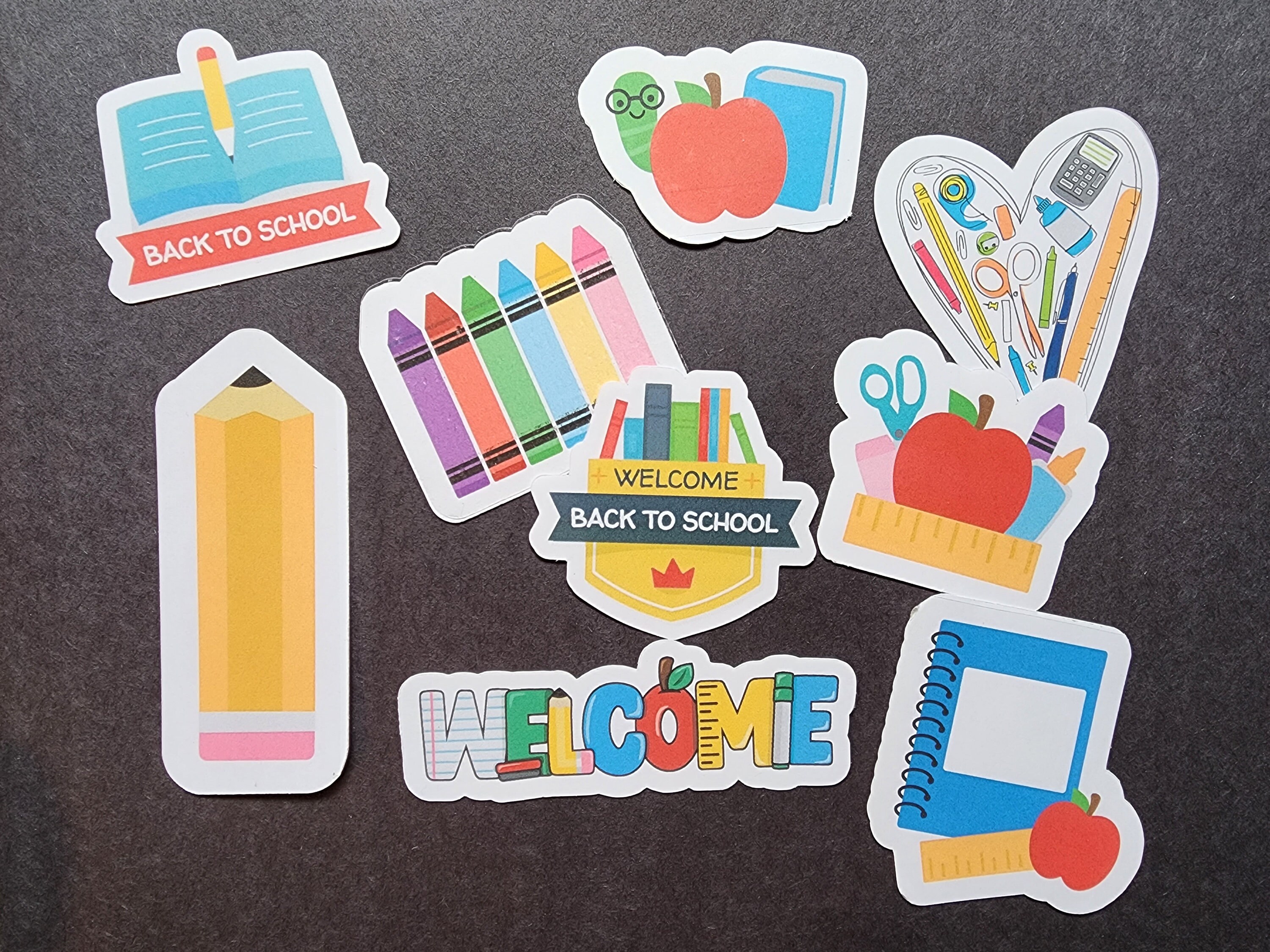 Back to School Sticker Set - Etsy