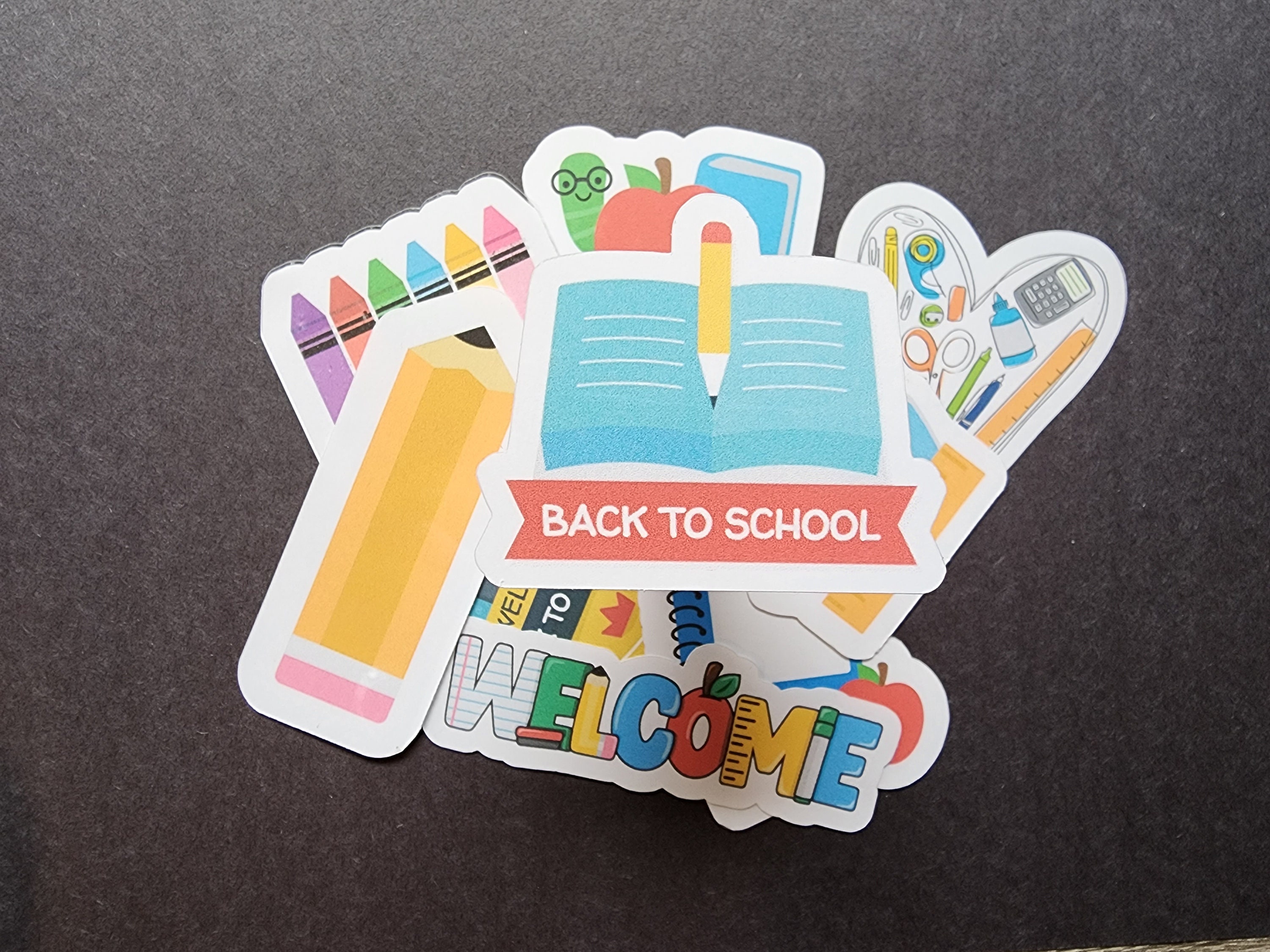 Back to School Sticker Set - Etsy