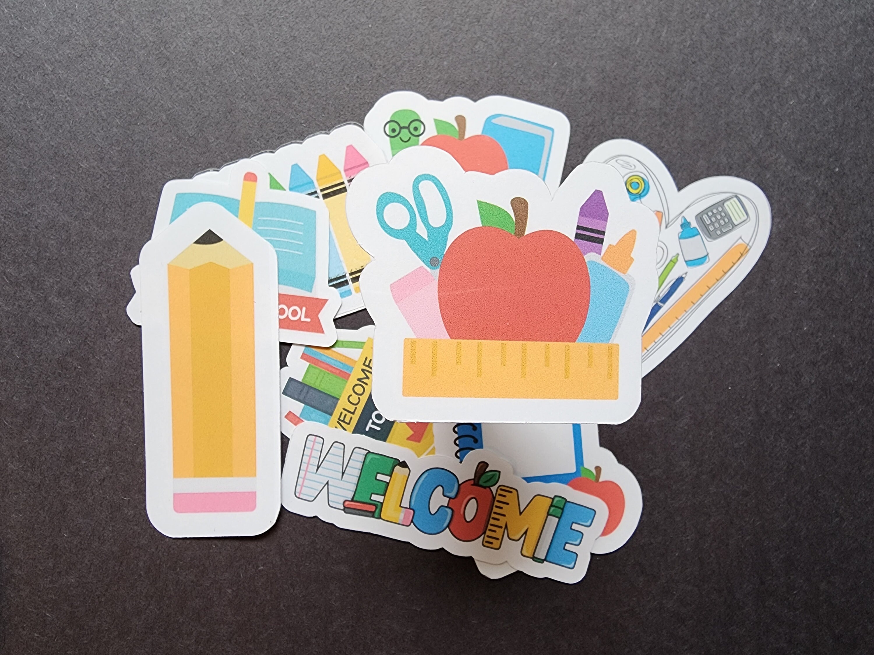 Back to School Sticker Set - Etsy