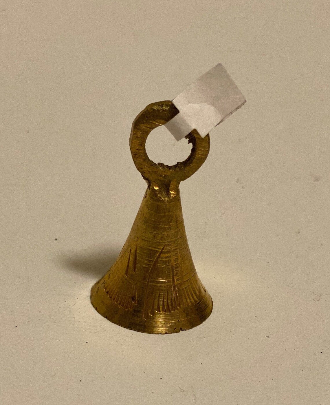Small Engraved Brass Bell - Etsy