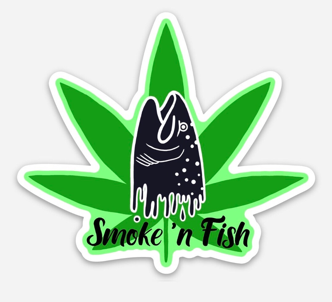Smoke ‘n Fish Decal - Etsy