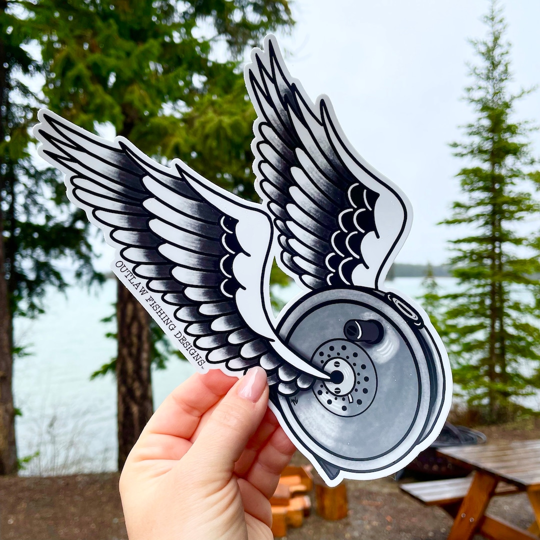 Freedom Reel Decal - Etsy