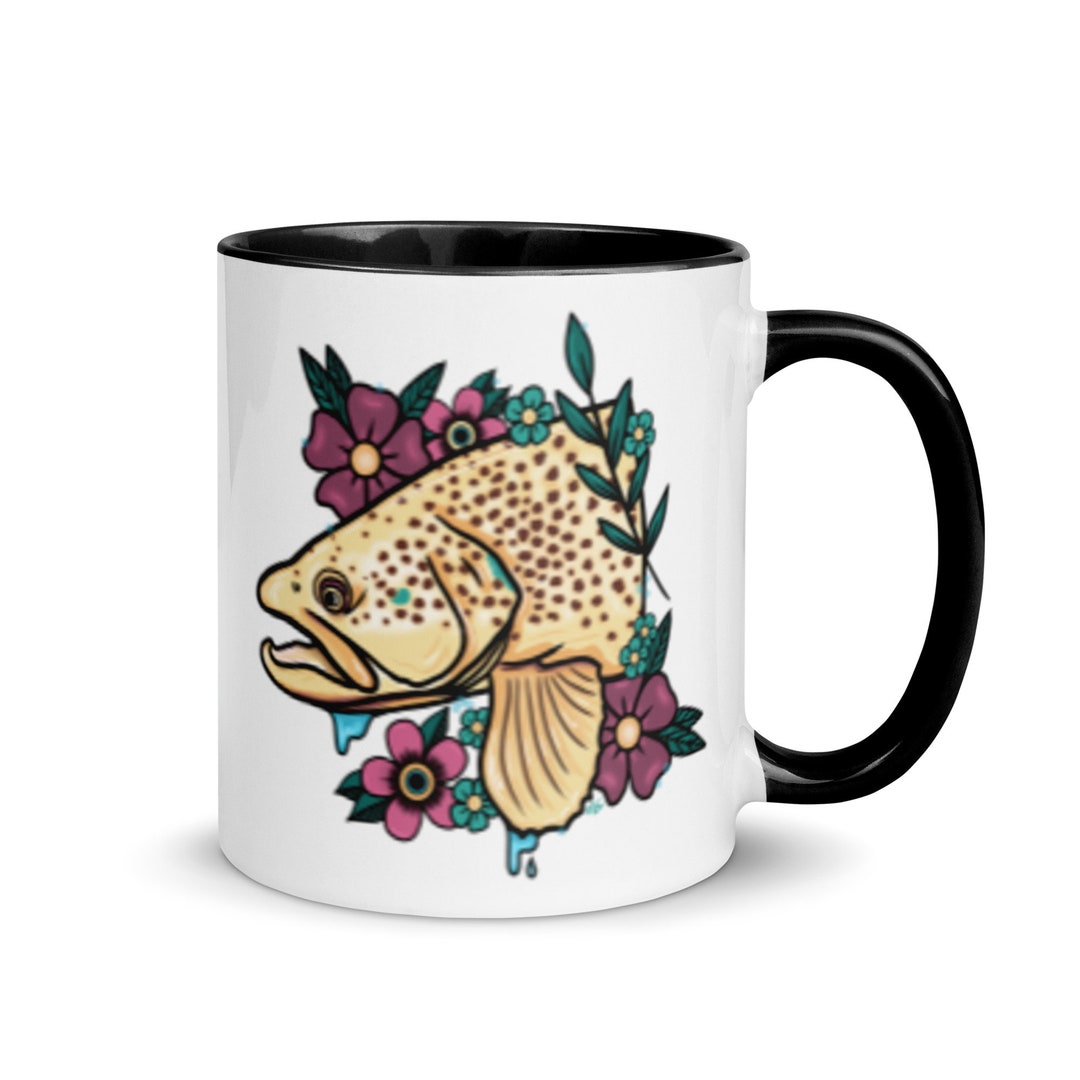 Brown Trout Mug - Etsy