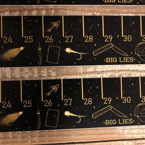 32” Little Lies - Fish Measuring Ruler Sticker for Boat - Etsy