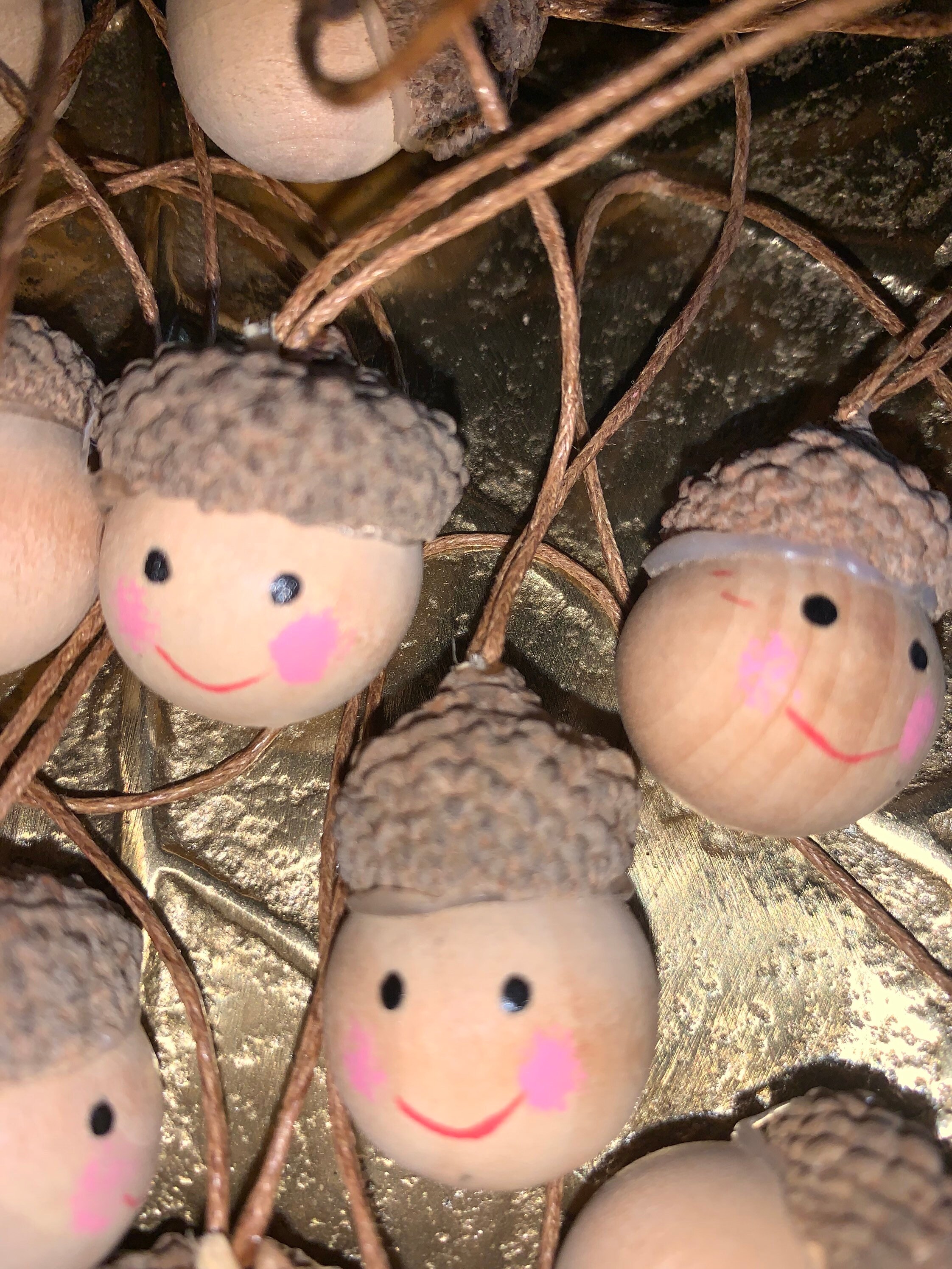Mini Acorn Heads X 18 - Etsy UK