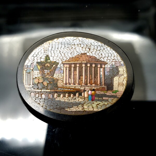 Antique Micro Mosaic - Etsy