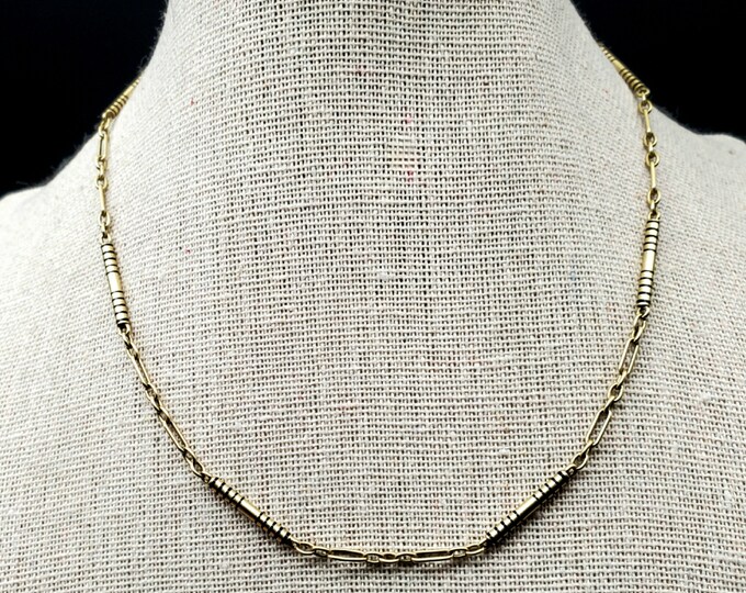 Beautiful Antique 14K Gold Enamel Watch Fob Chain (14" Extendable) - Etsy