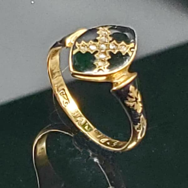 Diamond Memorial Ring - Etsy