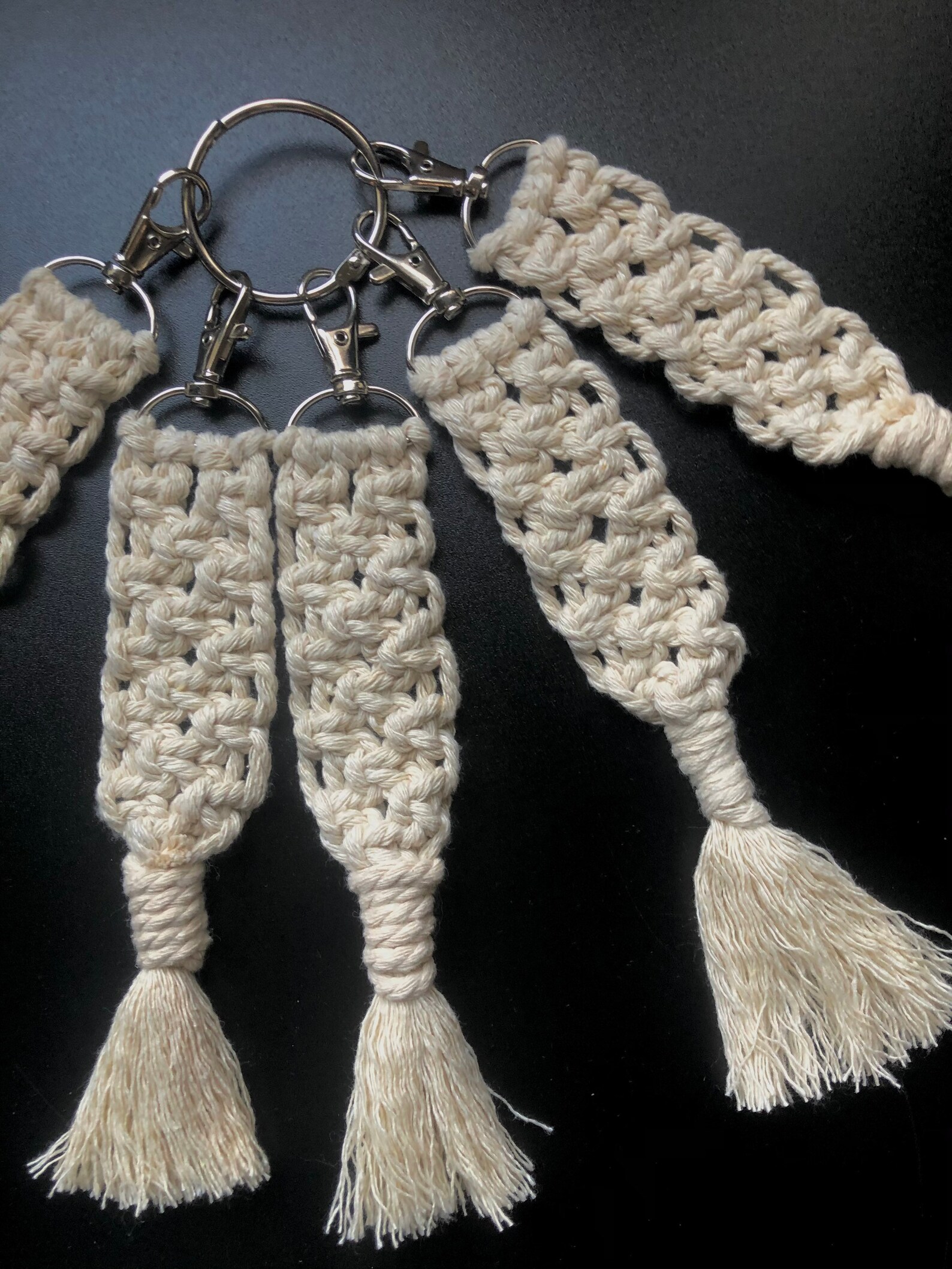 Macrame Keychain Hand Bag Charms Backpack Charms - Etsy