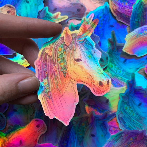 Unicorn Sticker - Etsy