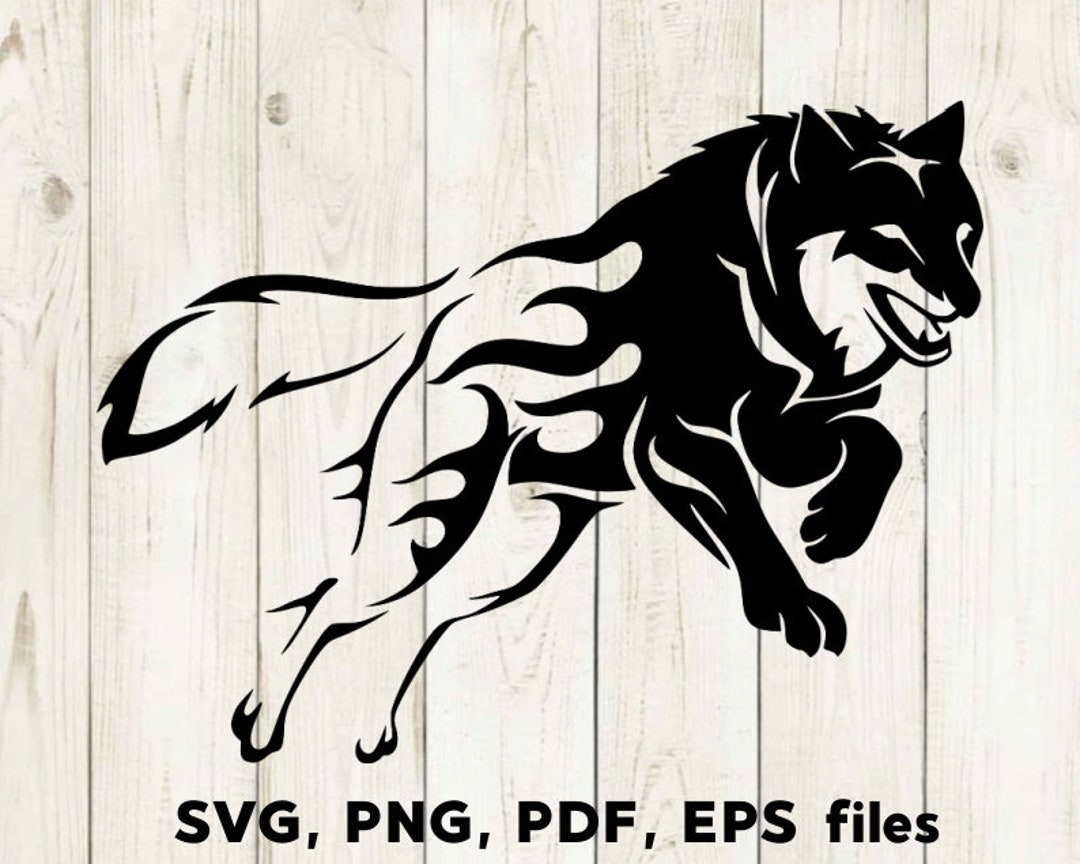 Wolf SVG Cut Files for Cricut, Wolf Silhouette SVG, Wolves Svg, Howling ...