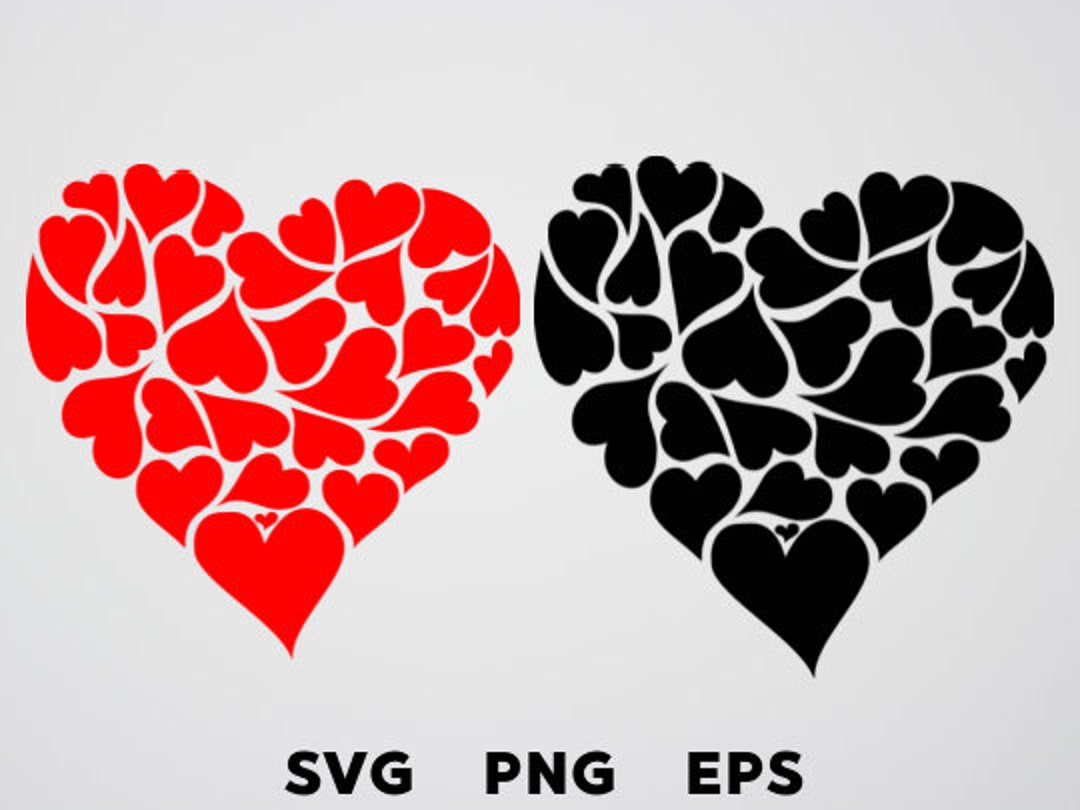 Heart Svg, Hearts Svg, Love Svg, Valentines Day Svg, Png, Valentine ...