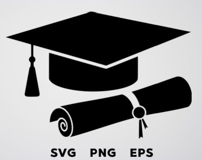 Graduation Svg, Scroll Svg, Diploma Svg, Hat Svg, School Svg, College ...