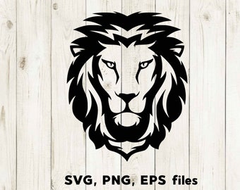 Lion Svg, Lion Face Svg, File for Cricut, Lion Svg Cut File, Lion Head ...