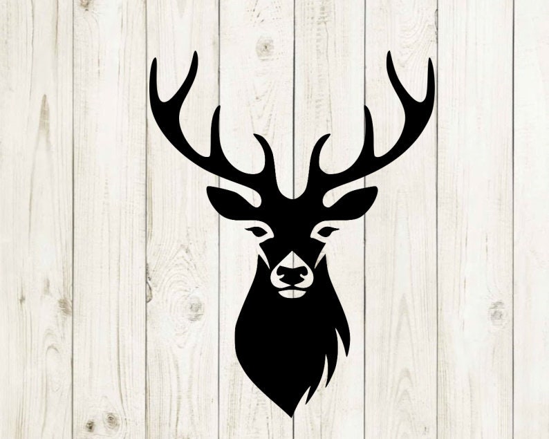 Hirsch Kopf SVG Hirsch Svg Hirsch Clipart Hirsch Kopf - Etsy.de