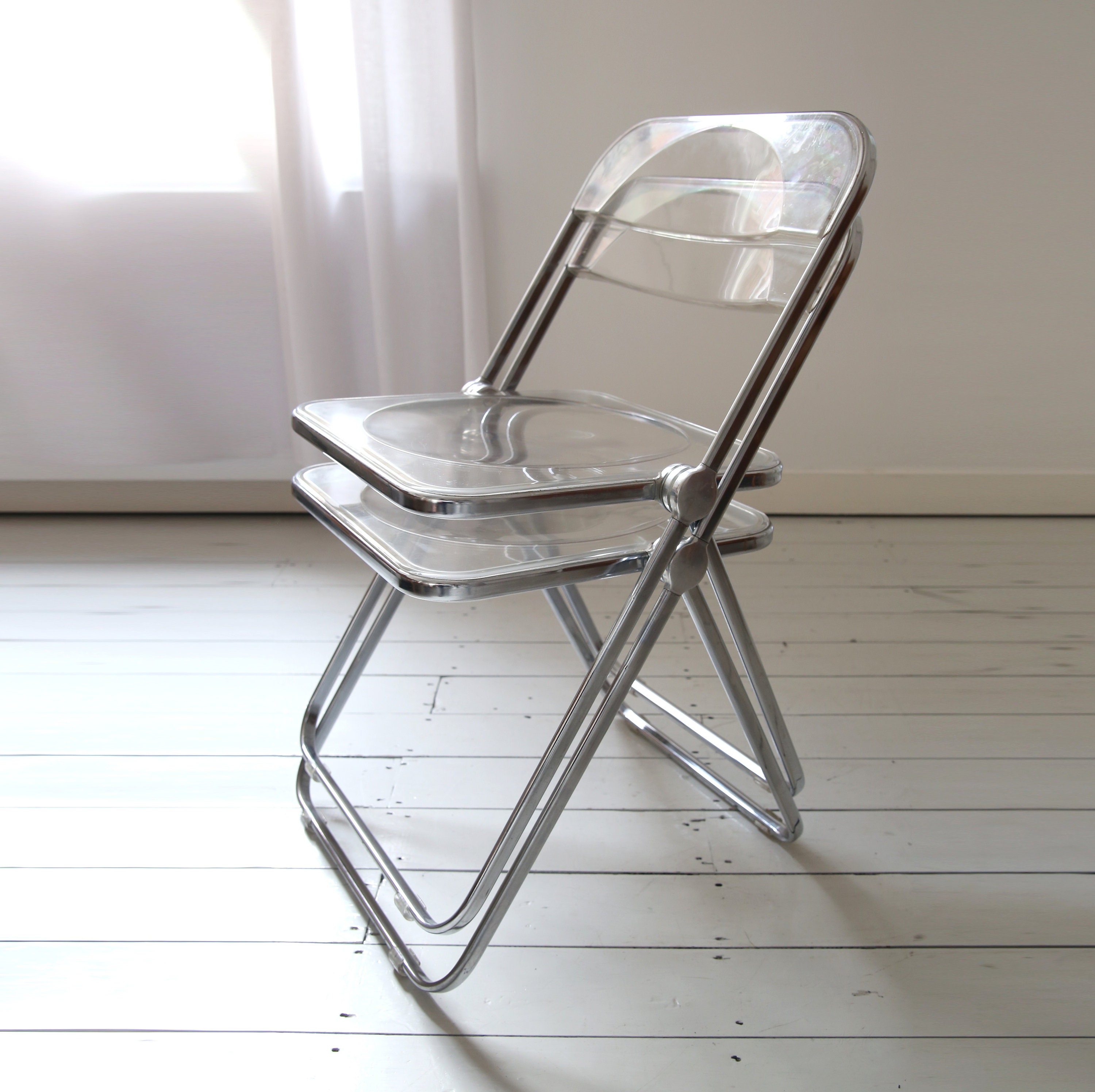 Plia Chairs by Giancarlo Piretti for Castelli Folding 1970s - Etsy UK