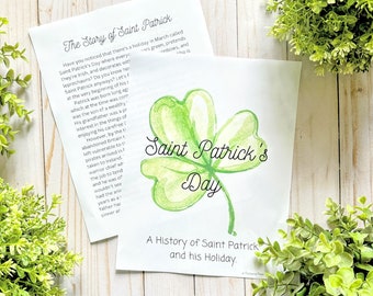 Saint Patrick's Day Faith-based and Generic Handprint Craft Activity or ...