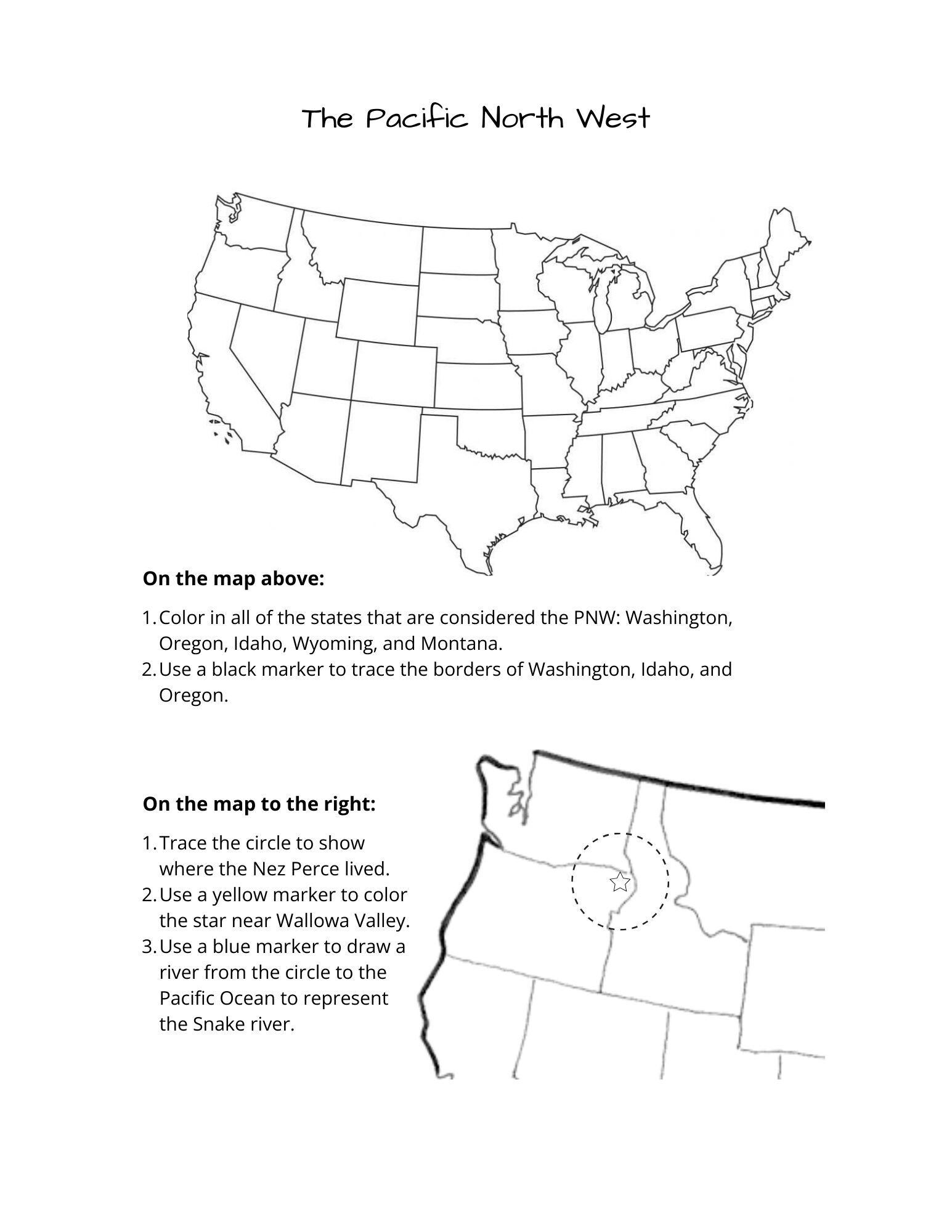 American Girl Unit Study | Kaya - Etsy