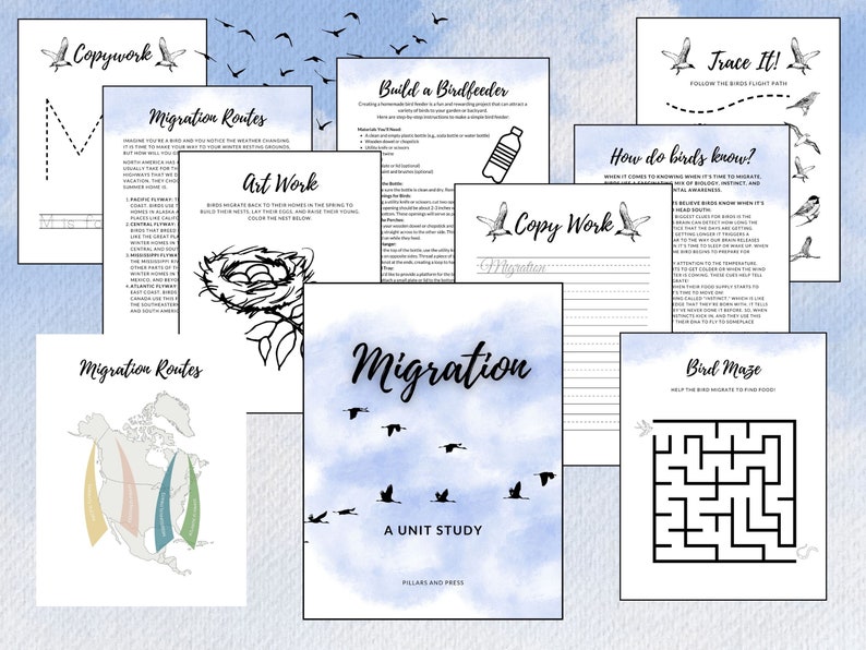 Migration Unit Study - Etsy