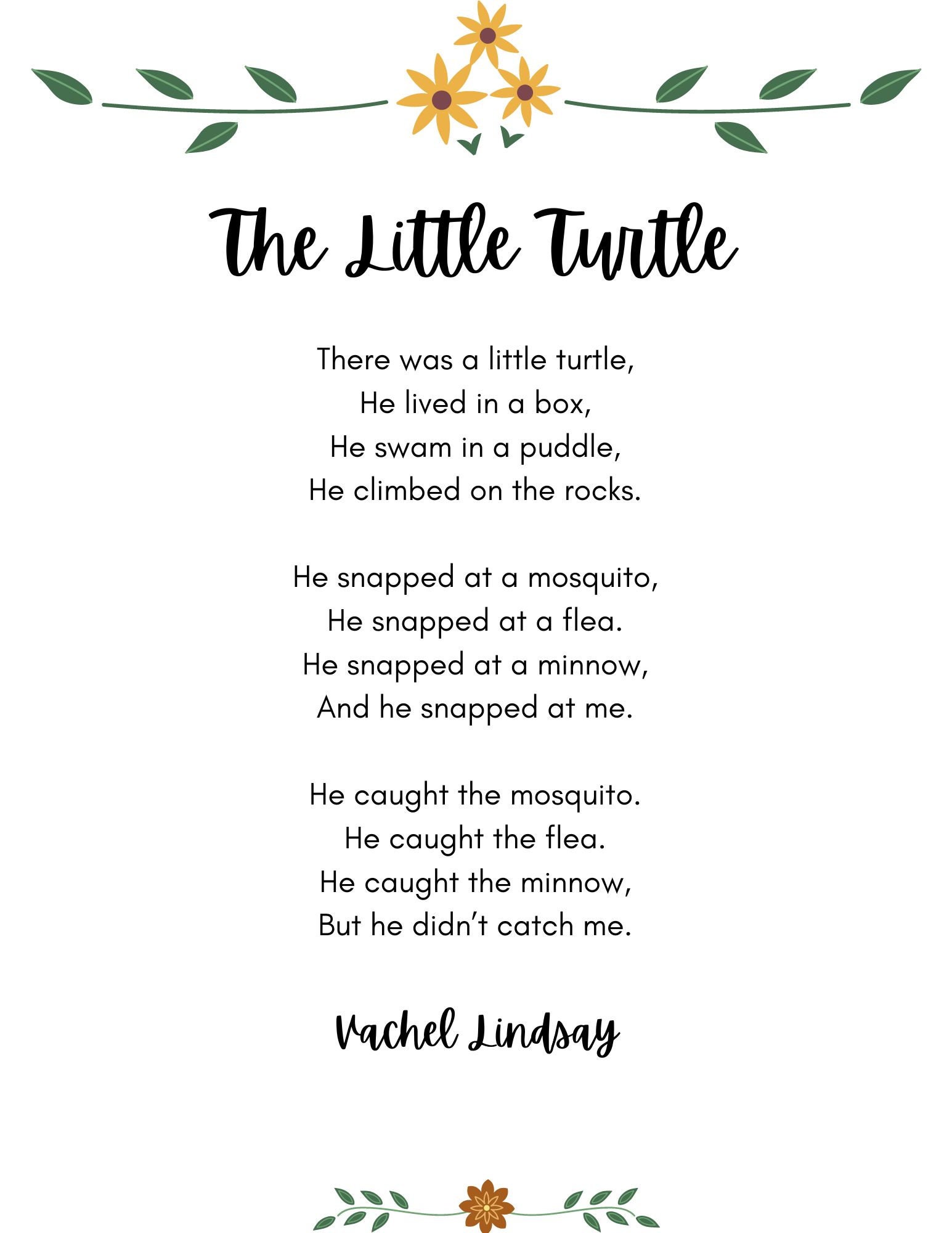 Poetry for Morning Menus | Easy and Delightful Poems for Kids - Etsy